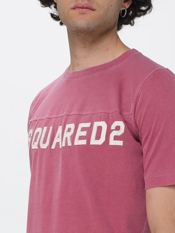 Dsquared2 Cotton T-shirt With Logo - Red