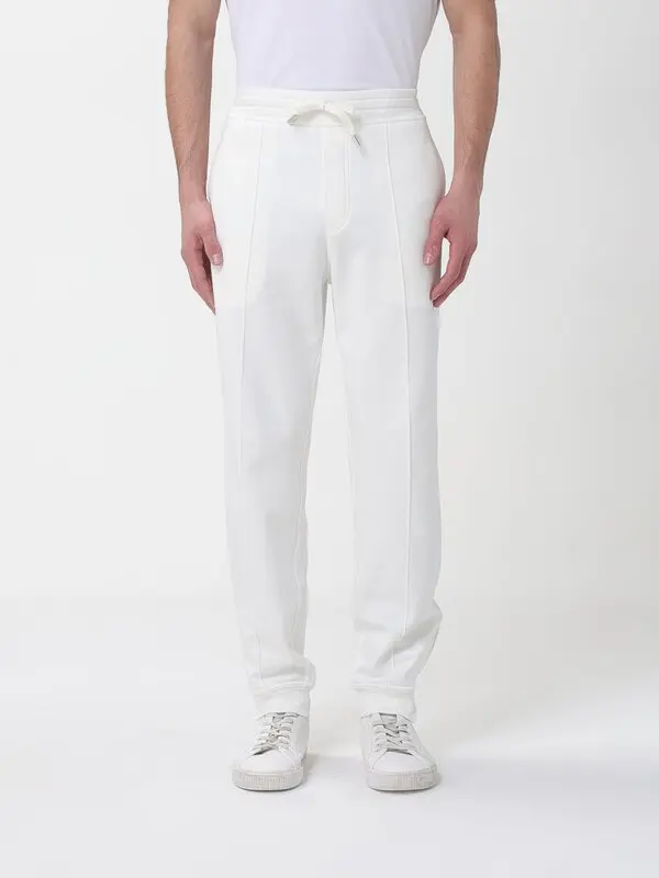 Brunello Cucinelli Cotton Blend Jogging Trousers - Beige
