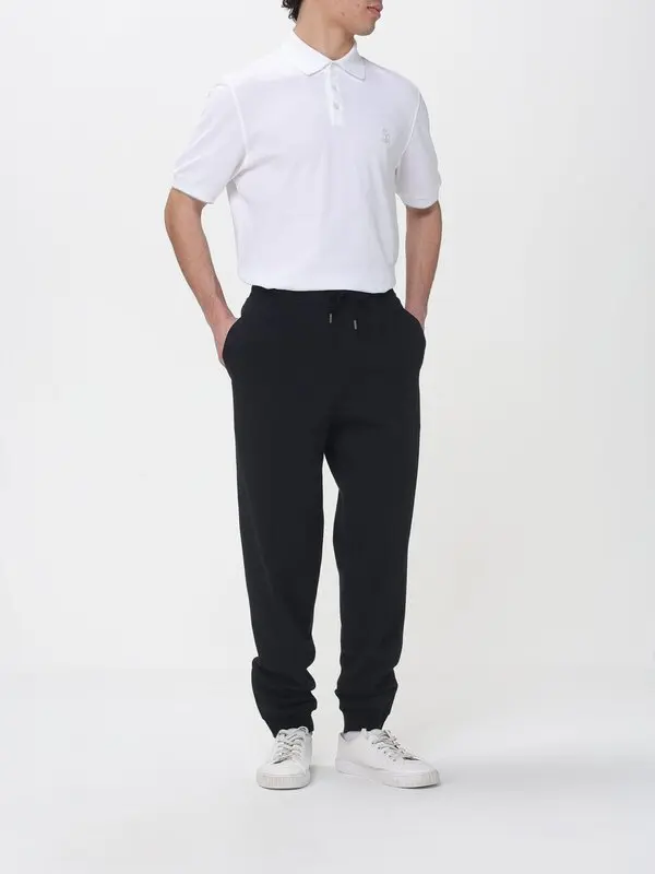Brunello Cucinelli Cotton Blend Jogging Trousers - Black