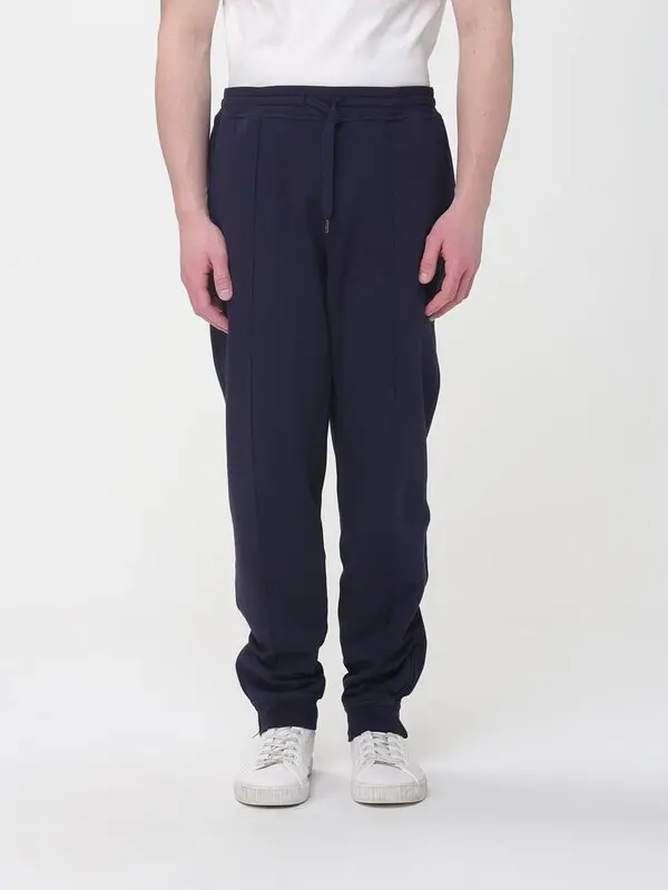 Brunello Cucinelli Cotton Blend Jogging Trousers - Blue