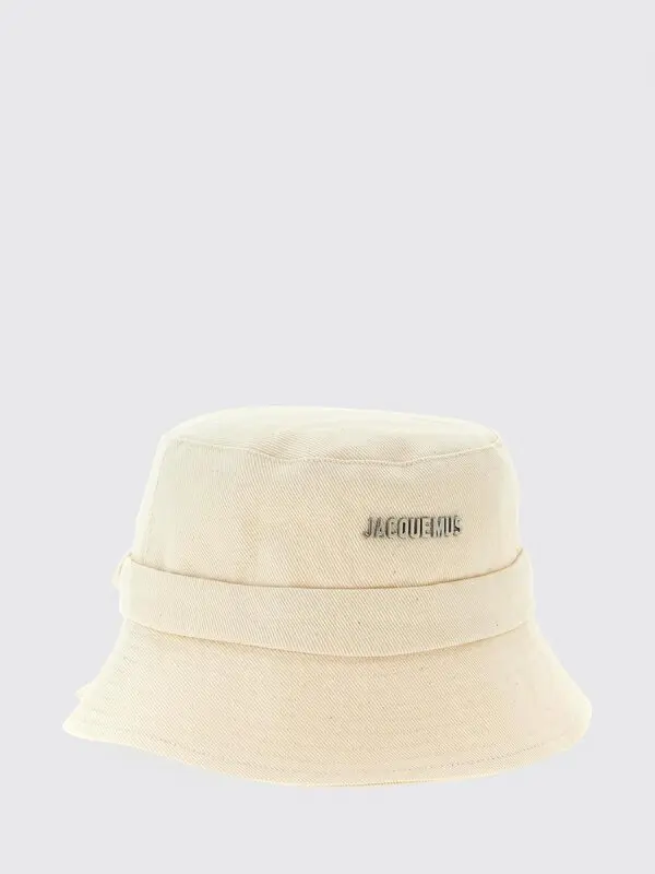 Jacquemus Cotton Bucket Hat - Beige