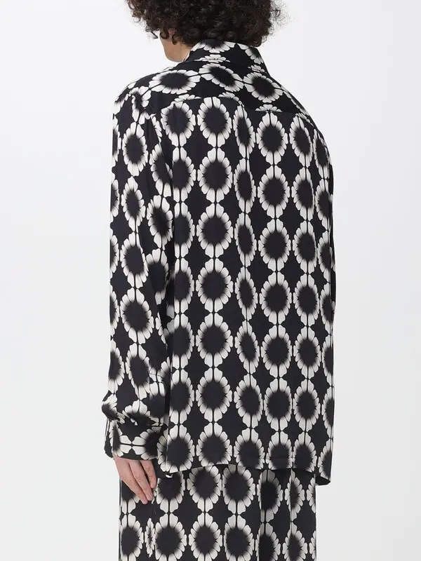 LANEUS Casual Shirt With Graphic Print