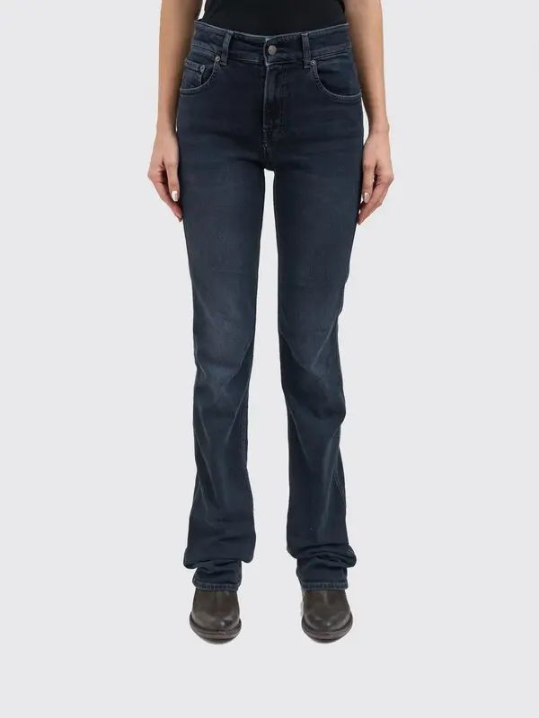 HAIKURE Slim Fit Cotton Denim Jeans - Black