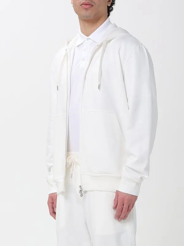 Brunello Cucinelli Full Zip Hoodie - Beige