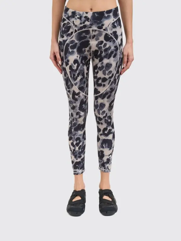 Adidas By Stella McCartney Animal Print Stretch Technical Fabric Training 7/8 Leggings