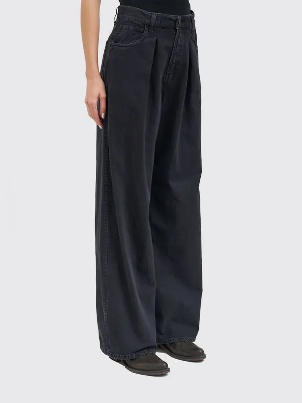 HAIKURE Bethany Wide-leg Denim Jeans - Grey