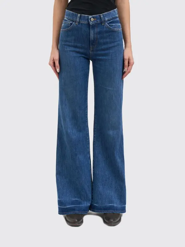 DONDUP Wide Leg Denim Jeans - Blue