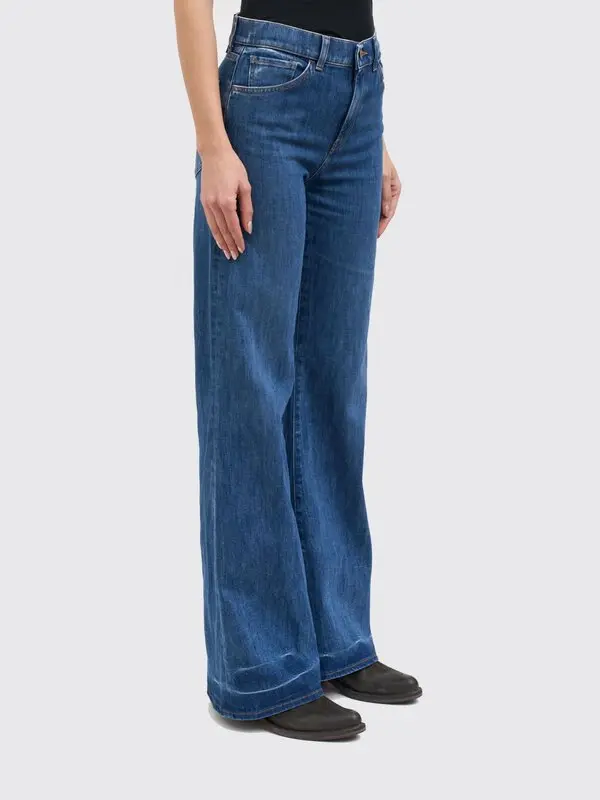DONDUP Wide Leg Denim Jeans - Blue