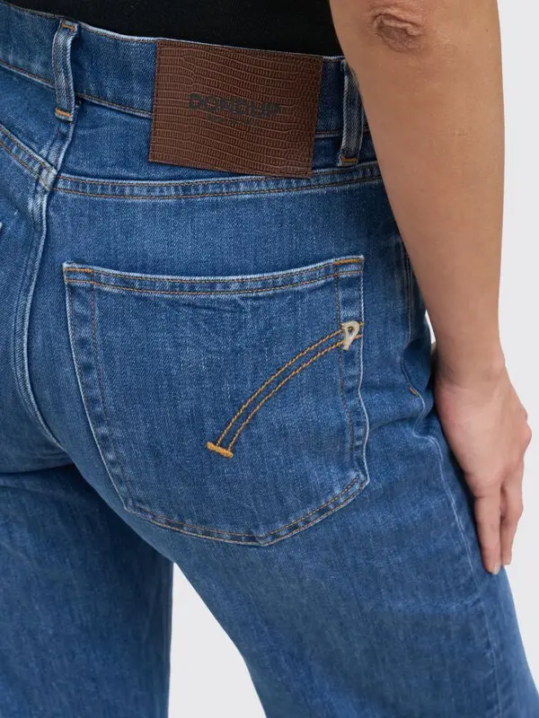 DONDUP Wide Leg Denim Jeans - Blue