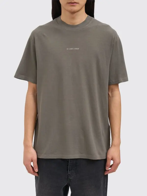 44 LABEL GROUP Cotton T-shirt With Logo - Grey