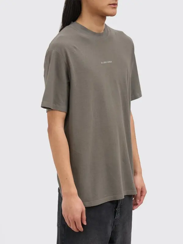 44 LABEL GROUP Cotton T-shirt With Logo - Grey