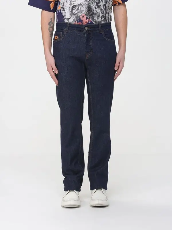 Etro Straight Leg Jeans - Blue