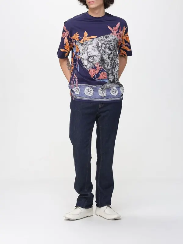 Etro Straight Leg Jeans - Blue