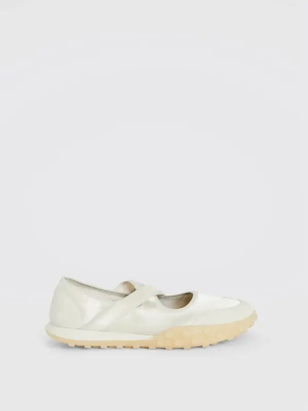 JIL SANDER Mary Jane Ballerina Flat - White