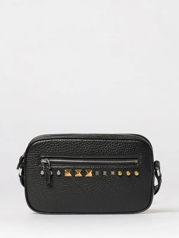 Valentino Garavani Studded Shoulder Bag - Black