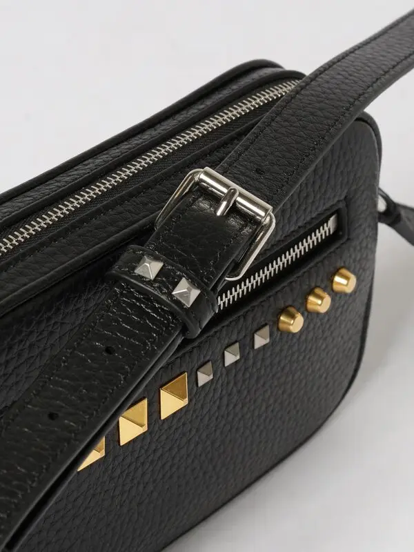 Valentino Garavani Studded Shoulder Bag - Black