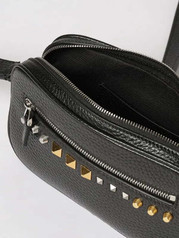 Valentino Garavani Studded Shoulder Bag - Black