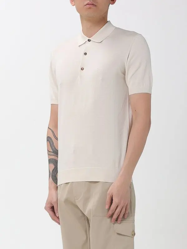 Etro Cotton Polo Shirt With Pegaso Logo - White