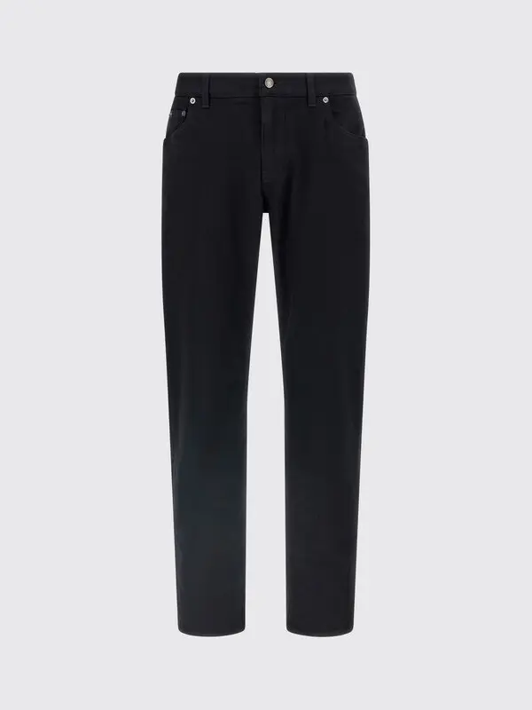 Dolce & Gabbana Mid-rise Skinny Stretch-denim Jeans With Logo Plaque