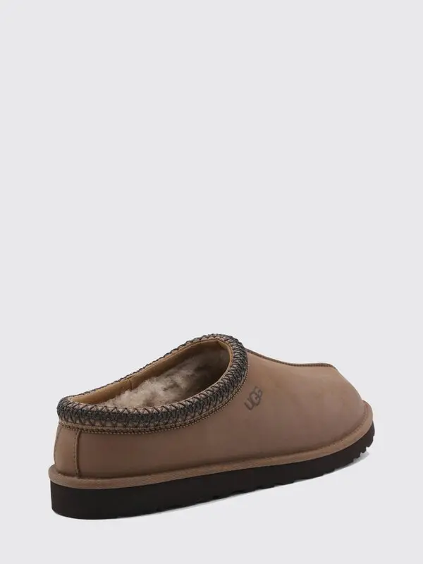 UGG Tasman Ii Nubuck Mules With Wool Interior - Brown