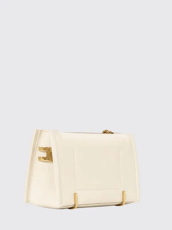 Elisabetta Franchi Leather Pouch - Ivory