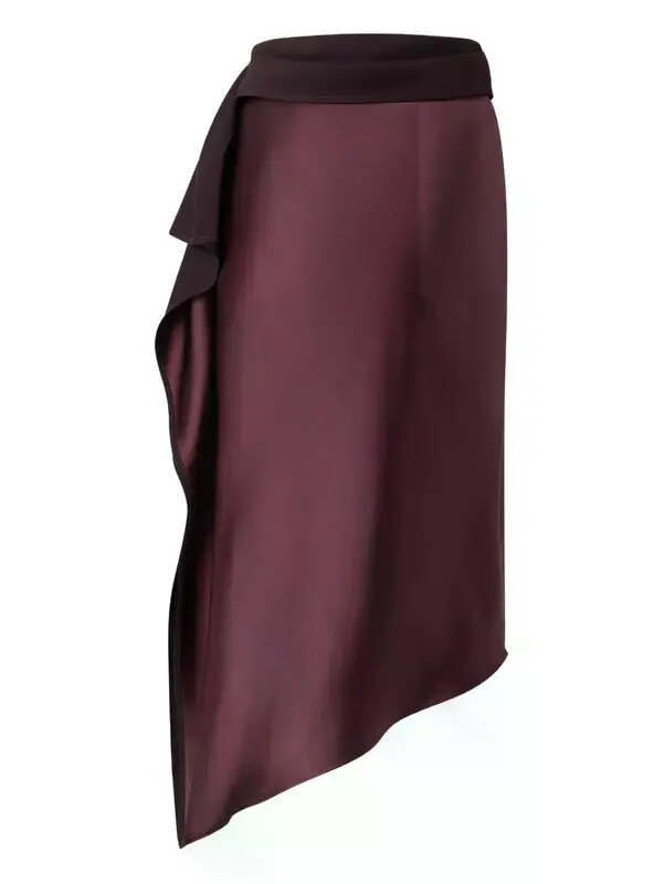 Pinko Draped Asymmetrical Skirt