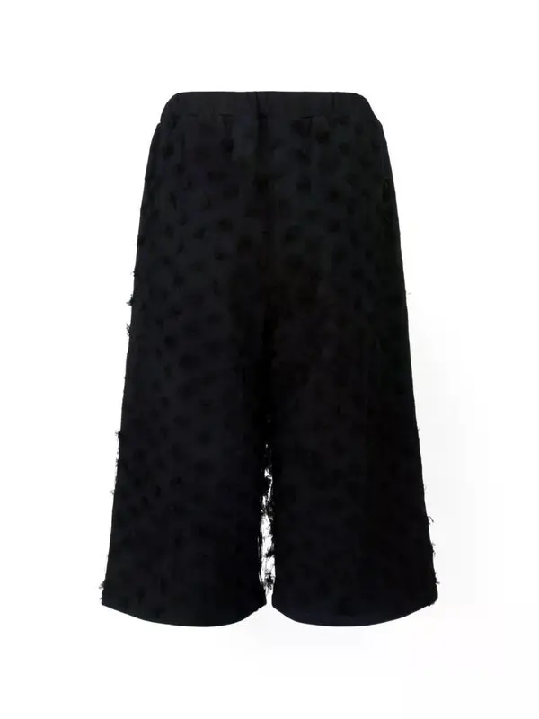 PUSHBUTTON Drawstring Textured Shorts
