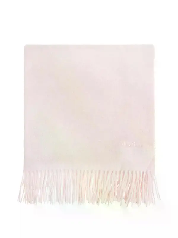 Max Mara Baci Fringed Scarf - Pink