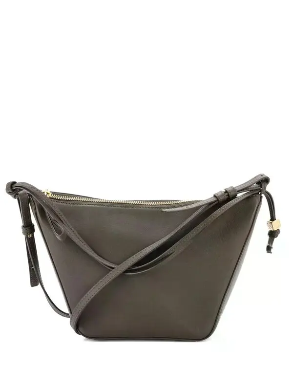 Loewe Hammock Hobo Leather Mini Crossbody Bag - Green