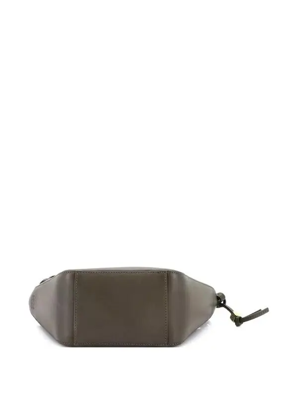 Loewe Hammock Hobo Leather Mini Crossbody Bag - Green