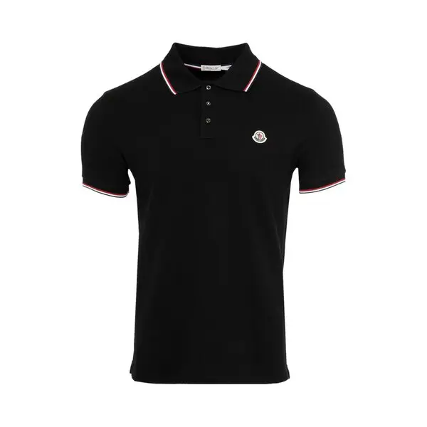 Moncler Maglia Polo Shirt - Black