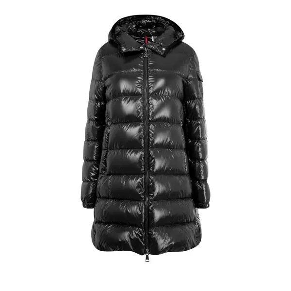 Moncler Courcelles Long Coat - Black