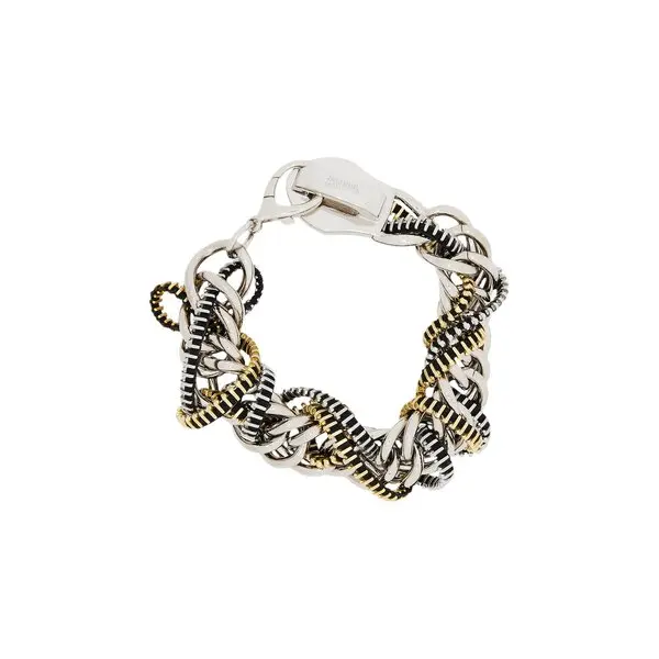 JEAN PAUL GAULTIER Zippers Bracelet - Silver