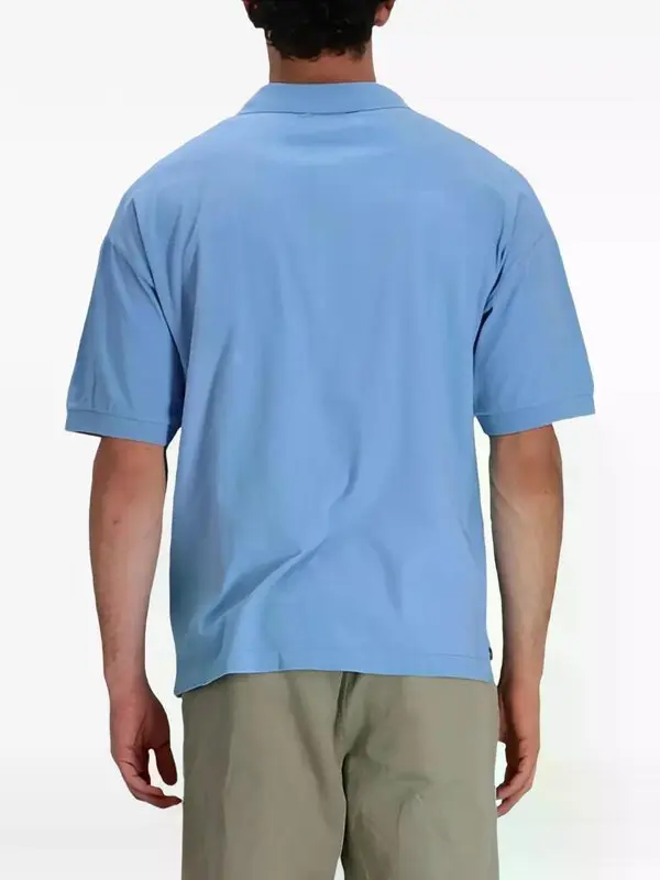 C.P. COMPANY Logo-embroidered Polo Shirt