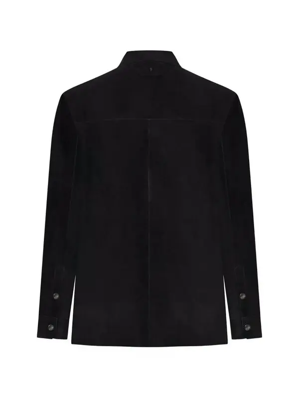 SALVATORE SANTORO Leather Shirt Jacket