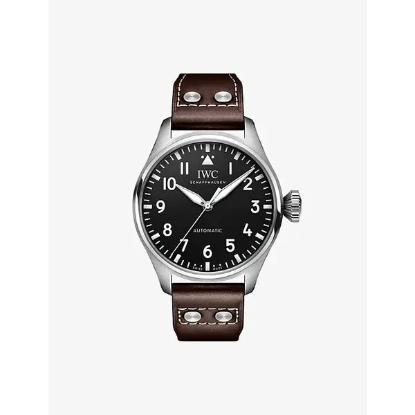 IWC SCHAFFHAUSEN Big Pilot's 43mm Stainless Automatic Watch - Steel