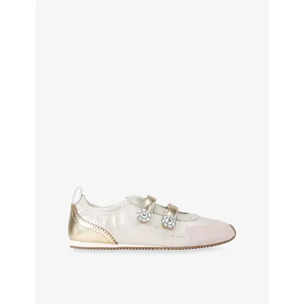 Kurt Geiger Leather Ballet Flats - White/oth