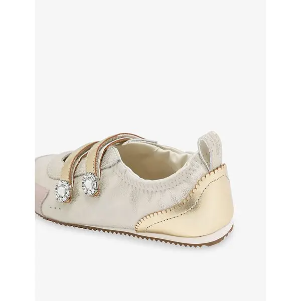 Kurt Geiger Leather Ballet Flats - White/oth