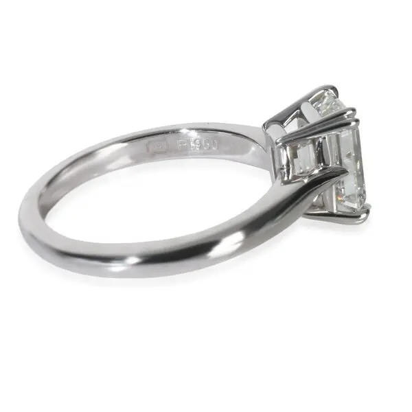 Harry Winston 1.91 Ct Emerald Cut Diamond Solitaire Ring