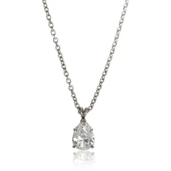 Harry Winston Diamond Solitaire Pendant - Platinum