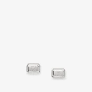 Fendi 925 Sterling Stud Earrings