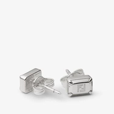 Fendi 925 Sterling Stud Earrings