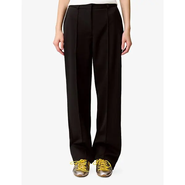 Claudie Pierlot Tailored Straight-leg Woven Trousers