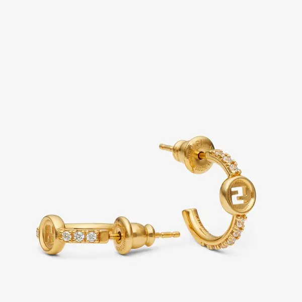Fendi Everround Hoop Earrings