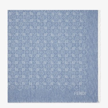Fendi Ff Shawl - Blue
