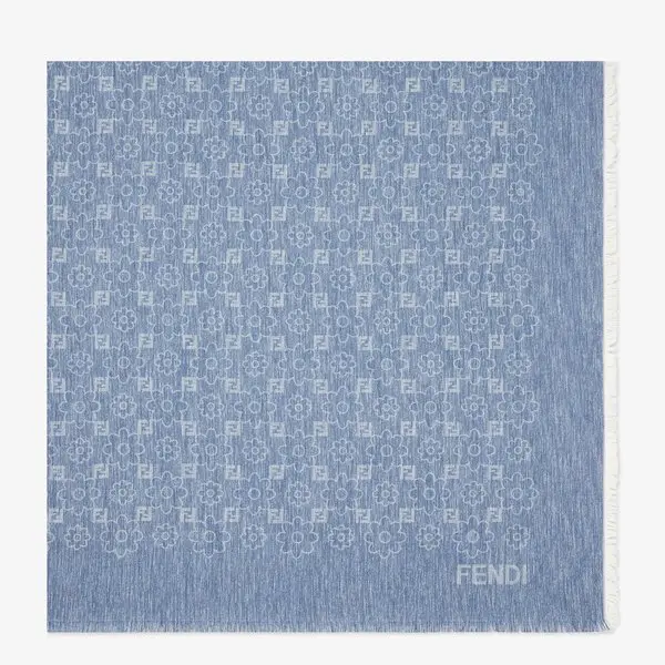 Fendi Ff Shawl - Blue