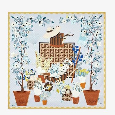 Fendi Gardening Foulard - Multicolour