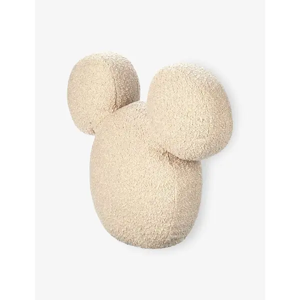 THE DISNEY STORE AT SELFRIDGES Mickey Icon Bouclé Pillow