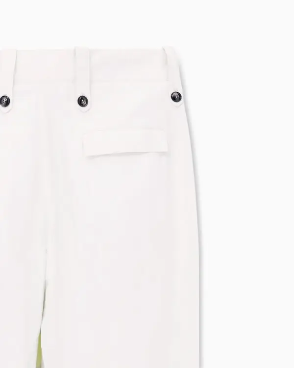 Giorgio Armani Pleated Linen Blend Trousers