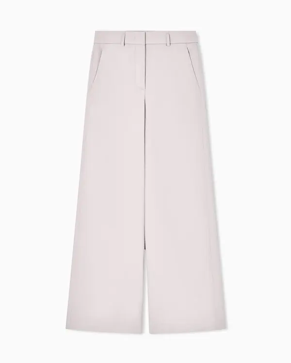 Giorgio Armani Pure Wool Wide-leg Trousers